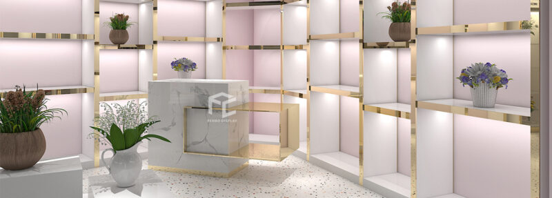 Fresh Flower Display Cabinets | Flower Display Showcase_Penbo