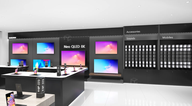 Cell phone store fixtures | cell phone displays for sale | Suppliers_Penbo