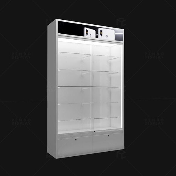 Wholesale White Display Showcase For Retail Store | Custom Design ...