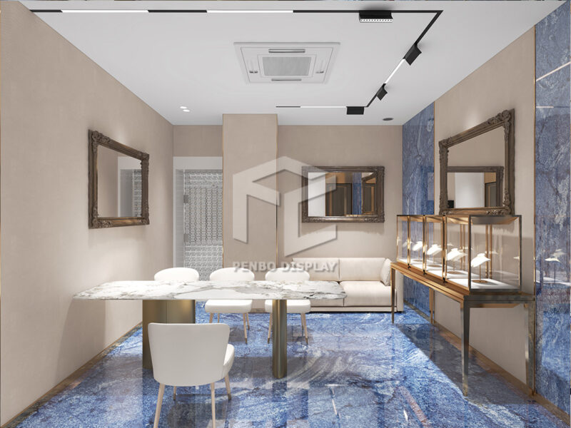 High-end Jewelry Showcase And Jewellery Shop Design In India - Penbo ...