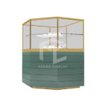 Stunning Round Jewellery Shop Showcase Design | Enhance Your Store Display