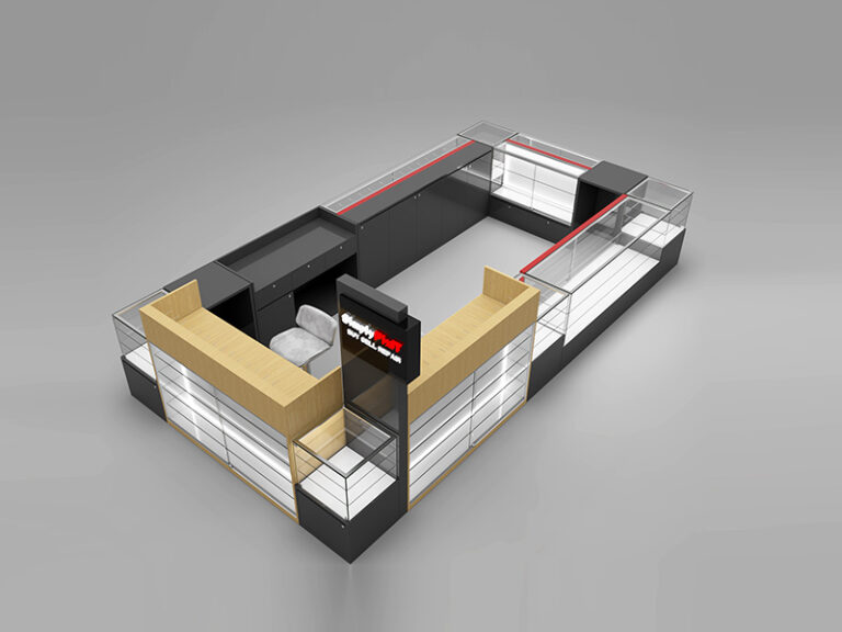 Custom Cell Phone Mall Kiosk Manufacturer | Free Design_PenboDisplay