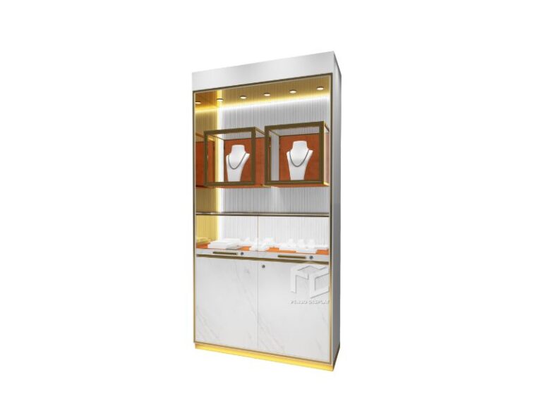 Wall Mounted Jewelry Display Case & Showcase & Custom _Penbodisplay