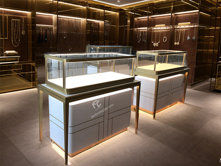 Jewelry Display Cases For Retail Stores & Jewelry Showcase Manufacturers