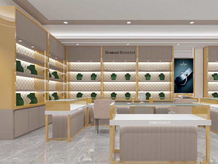 Modern Jewellery Display Cabinet Designs for Retail Stores - Penbo Display