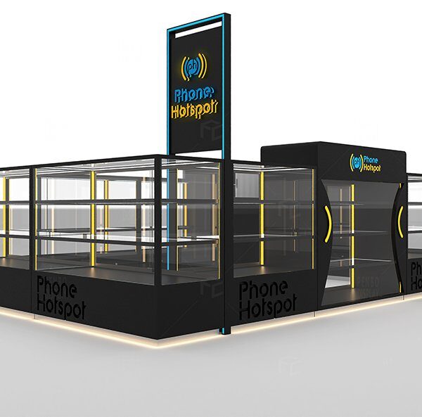 Custom Mobile Phone Accessories Kiosk in Mall | Accessories Display ...