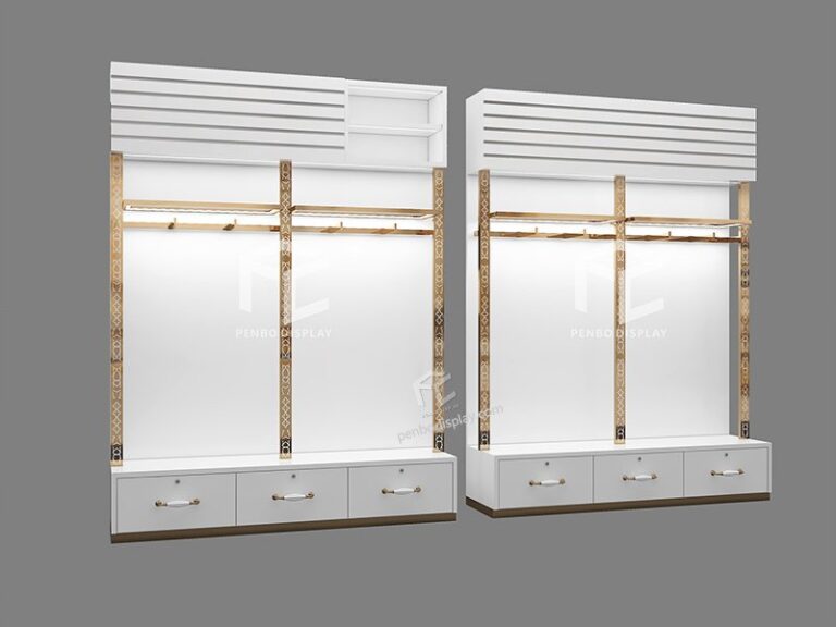 Custom Luxury Clothing Store Display Cabinet- Penbodisplay