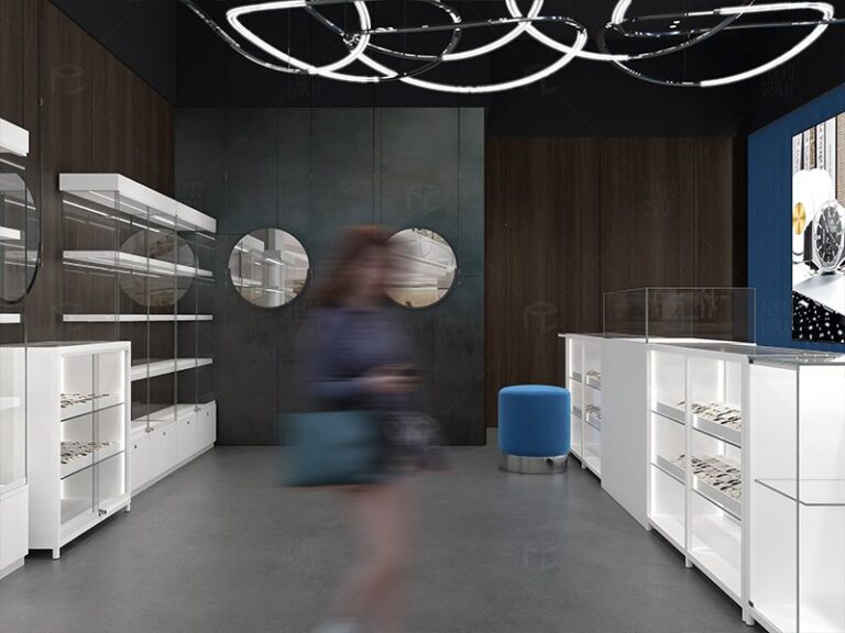 Watch Store Interior Design & Custom Watch Store Glass Display Case ...