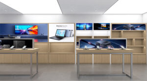 Computer Store Interior Design | Custom Store Display Fixtures ...