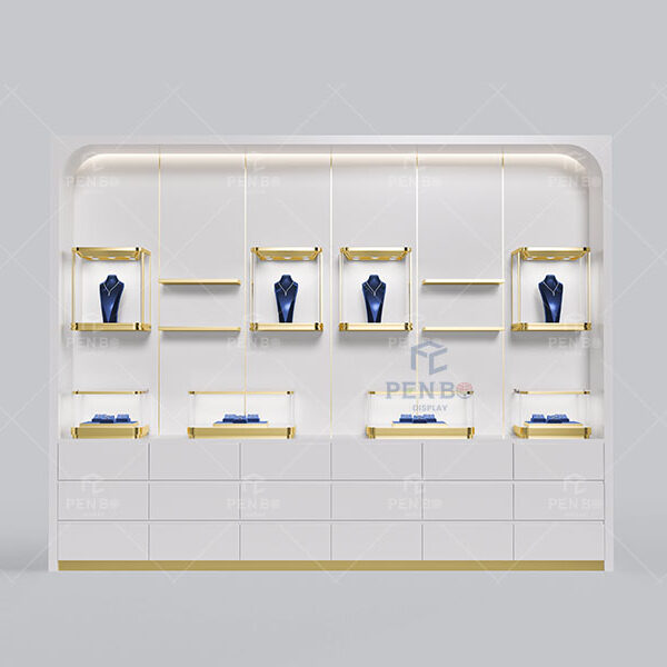 Jewelry Store Wall Showcase Suppliers - Jewelry Showcase Design - Penbo ...