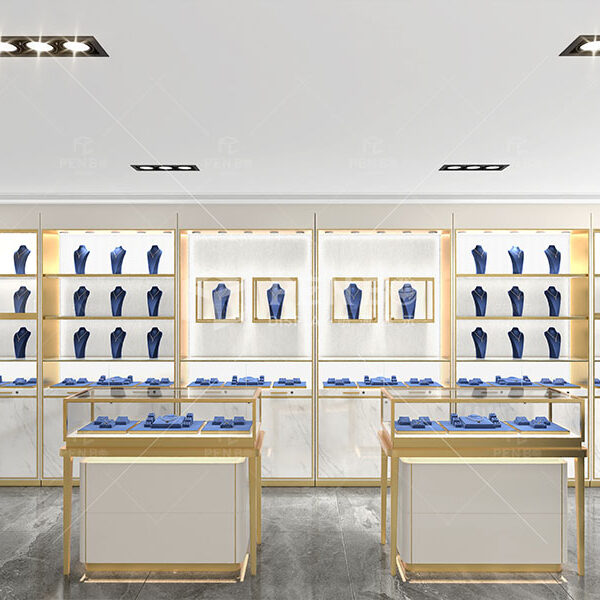Luxury Jewelry Showcase Design - Jewelry Showcase Suppliers - Penbo Display