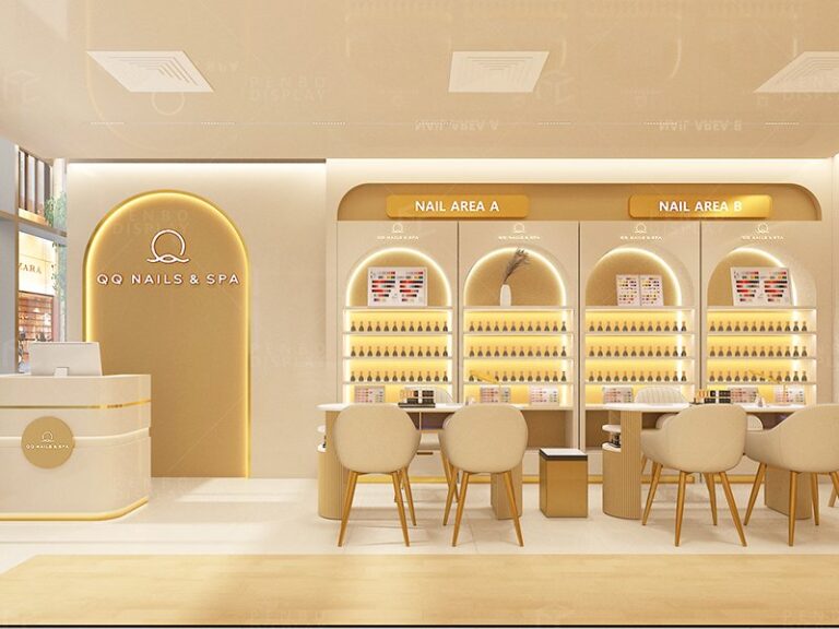 luxury nail salon design | Custom Store Fixtures - Penbo Display