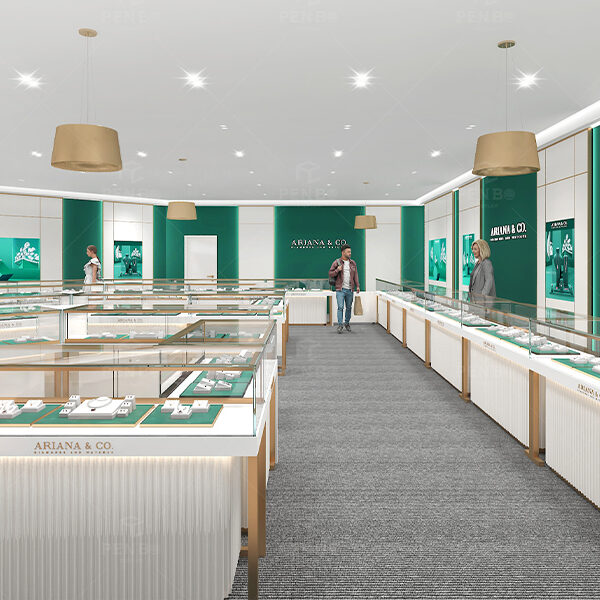 Custom furniture and showcase for jewelry store | interior design ...
