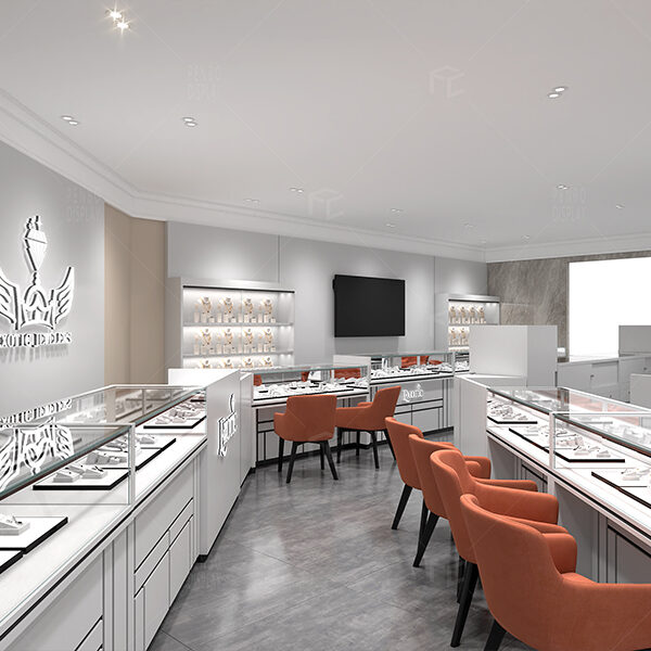 Custom furniture and showcase for jewelry store | interior design ...