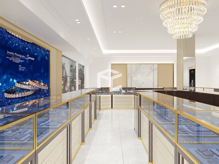 High-End Jewelry Store Design | Bespoke Display Showcases for Your ...
