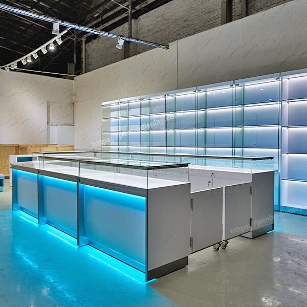 Custom display cabinets for shops | showcase supplier | Penbo Display