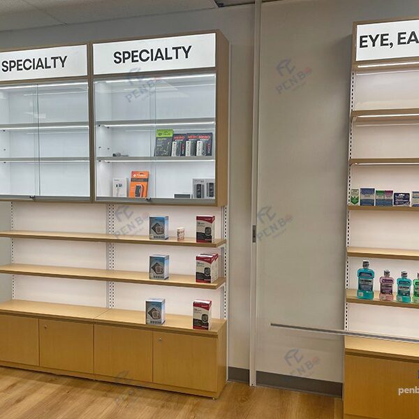 Modern Pharmacy Shelves Design - How to Design Pharmacy Counter| Penbo ...