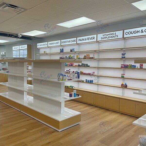 Modern Pharmacy Shelves Design - How to Design Pharmacy Counter| Penbo ...