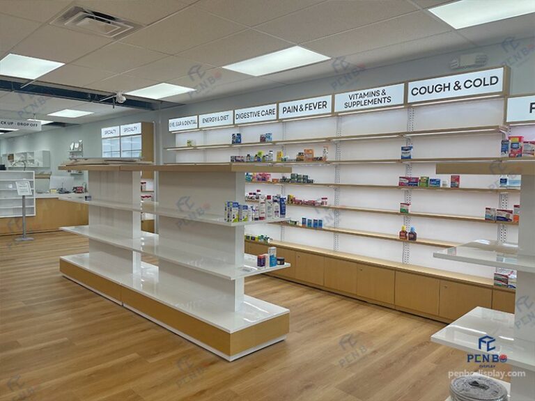 Modern Pharmacy Shelves Design - How to Design Pharmacy Counter| Penbo ...