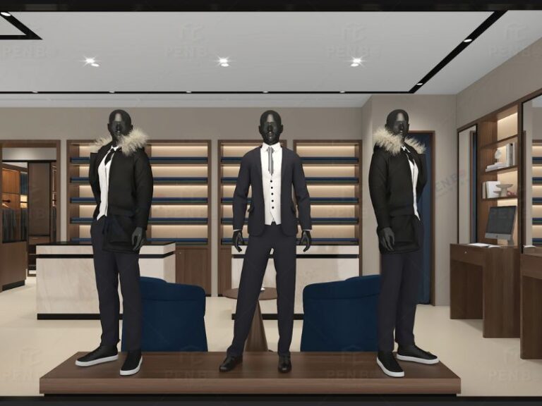 Luxury Men's Tailoring Store Interior Design | Custom Shop Fixtures ...