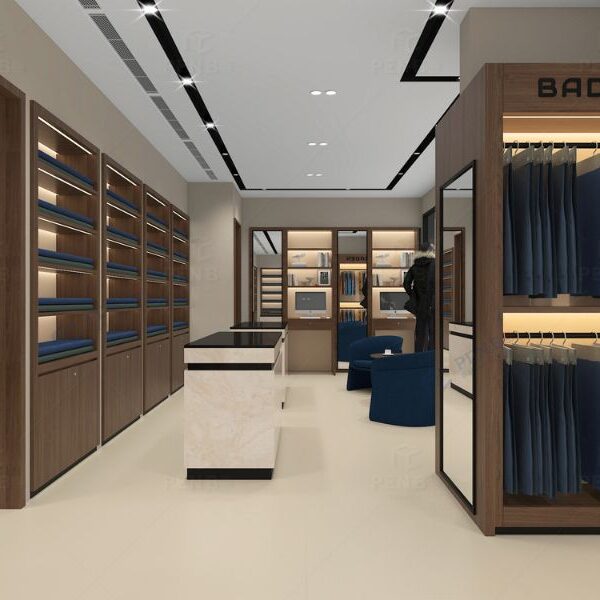 Luxury Men's Tailoring Store Interior Design | Custom Shop Fixtures ...