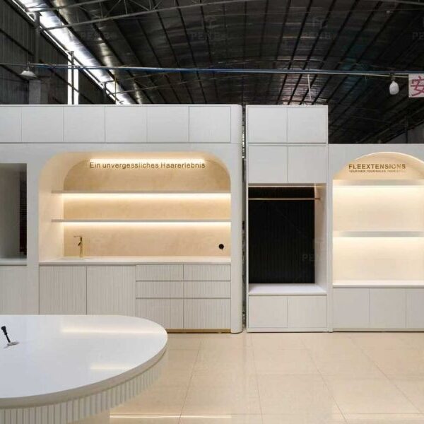 Custom Beauty Spa Salon Display Cabinets with LED Lighting - Penbo Display